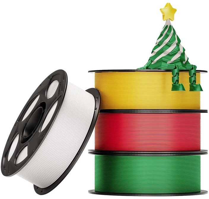 ANYCUBIC Christmas PLA filament set (4 pcs) - Arvutitark